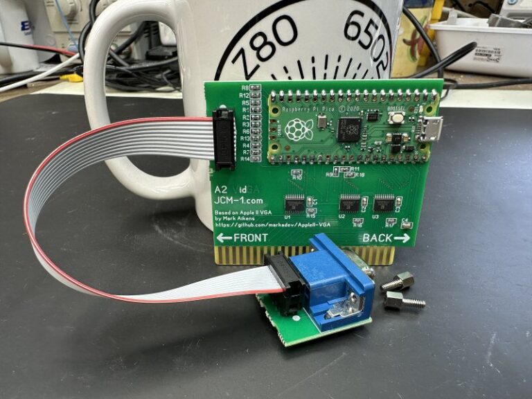A2 VidGA - Apple II VGA Adapter - Joe's Computer Museum